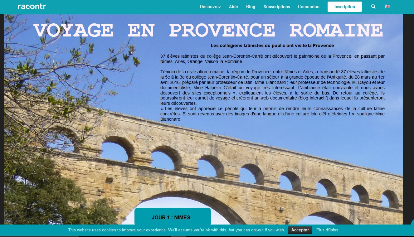 Séjour en Provence romaine (Chapitre complet pour impression - Collège ... Séjour en Provence romaine (Chapitre complet pour impression - Collège ...